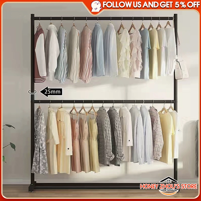 Double-pipe Metal Clothes Rack / Clothes Drying Rack / Clothes Rack ...