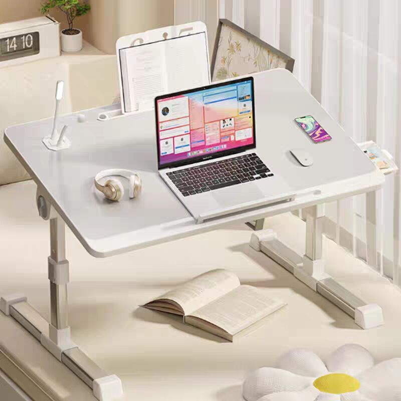Foldable Laptop Table Dormitory Student Table with Book Stand Strip USB ...
