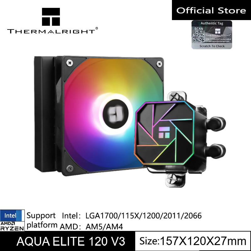 Thermalright Liquid CPU Cooler ARGB Fans , Double PWM with S-FDB ...