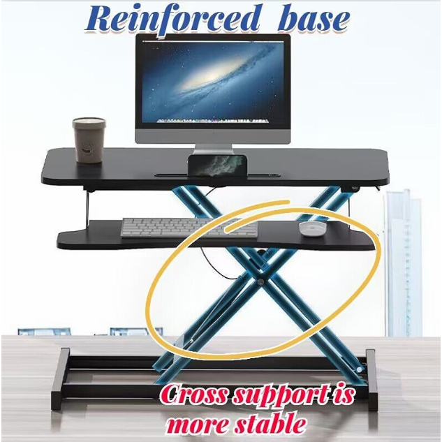 【SG】Widened Desktop Standing Desk Lifting Table Computer Table ...