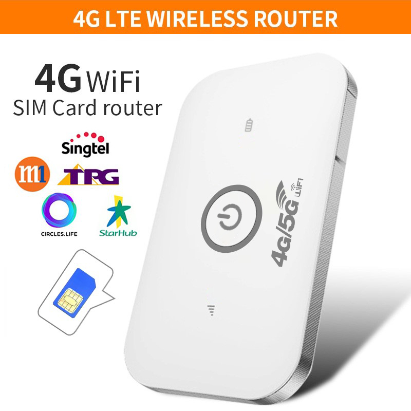 4G Wifi Modem Router Sim Card Portable Router Play&Plug MIFI 5G/4G LTE ...