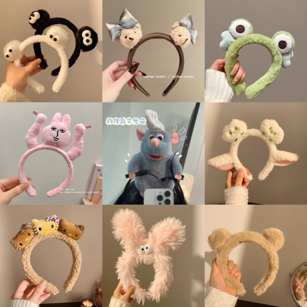 Pink Rabbit Funny Headband Funny Headwear Girls 2024 Influencer Hot ...