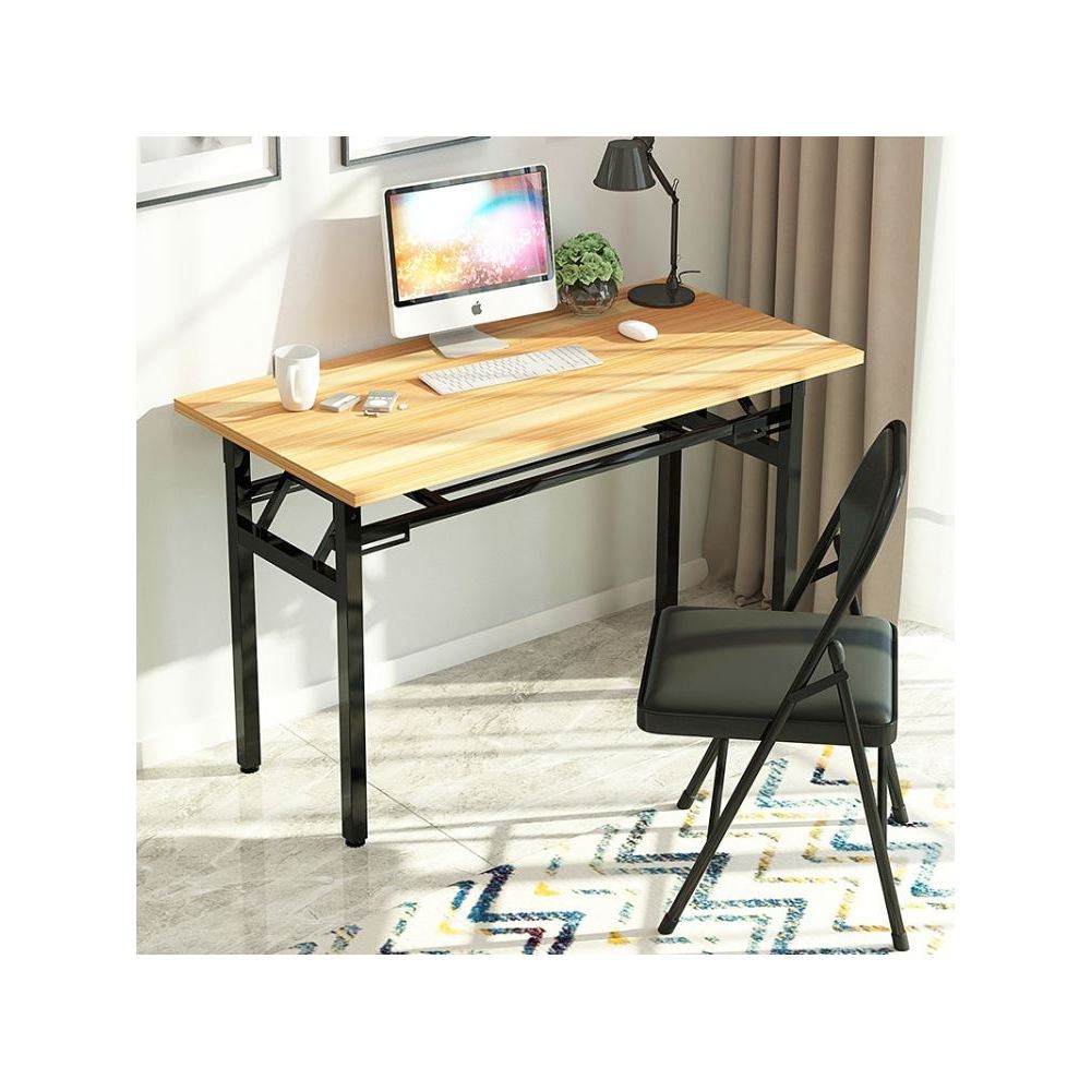 [SG STOCK]Double layer household folding table Rectangular learning desk Training table outdoor ...