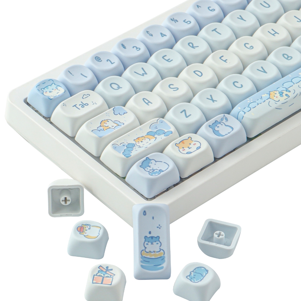 Potato Treasure keycaps 132 Keys keycaps MOA Profile DYE-SUB ...