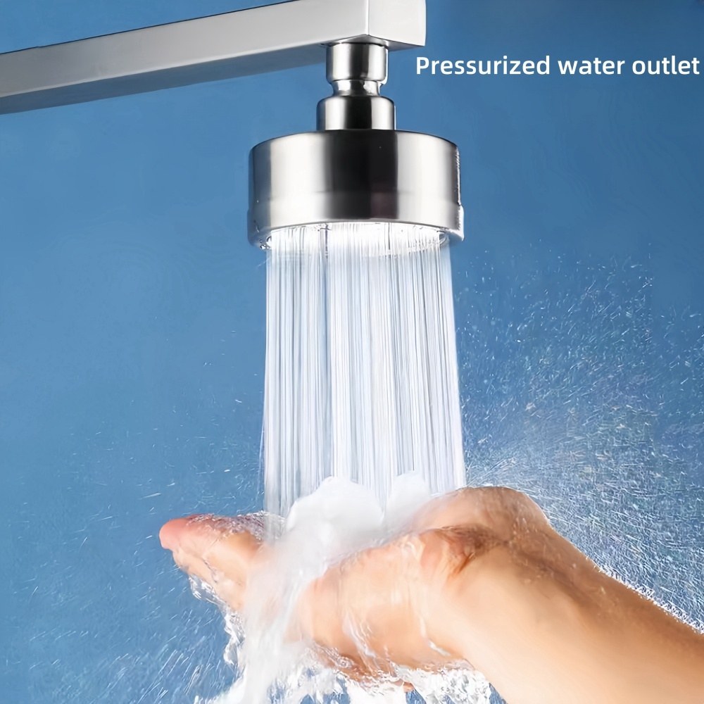 Stainless steel shower head, bathroom pressurized top showerhead ...