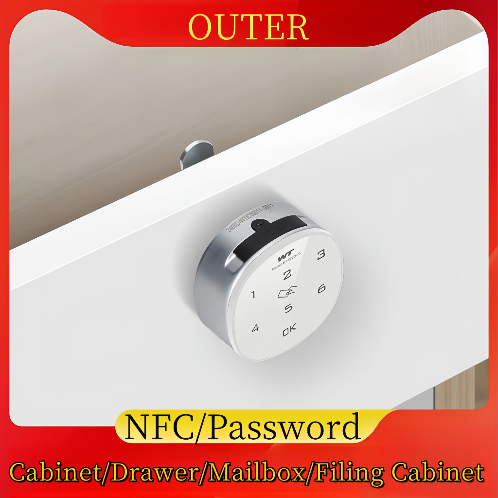 Smart Keyless NFC Digital Mailbox Letter Box Lock 6digital 20mm for HDB ...