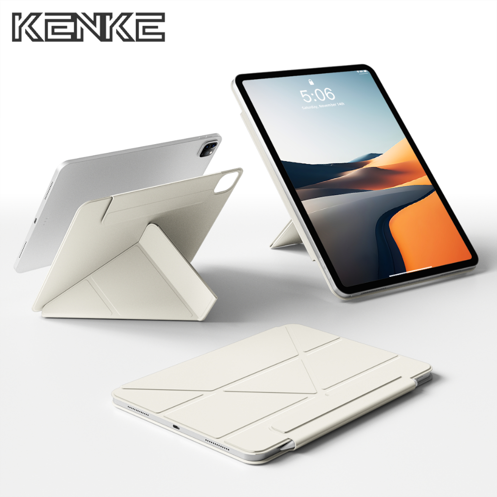 KENKE ipad case Y-fold multifunctional Magnetic Smart Case for ipad ...