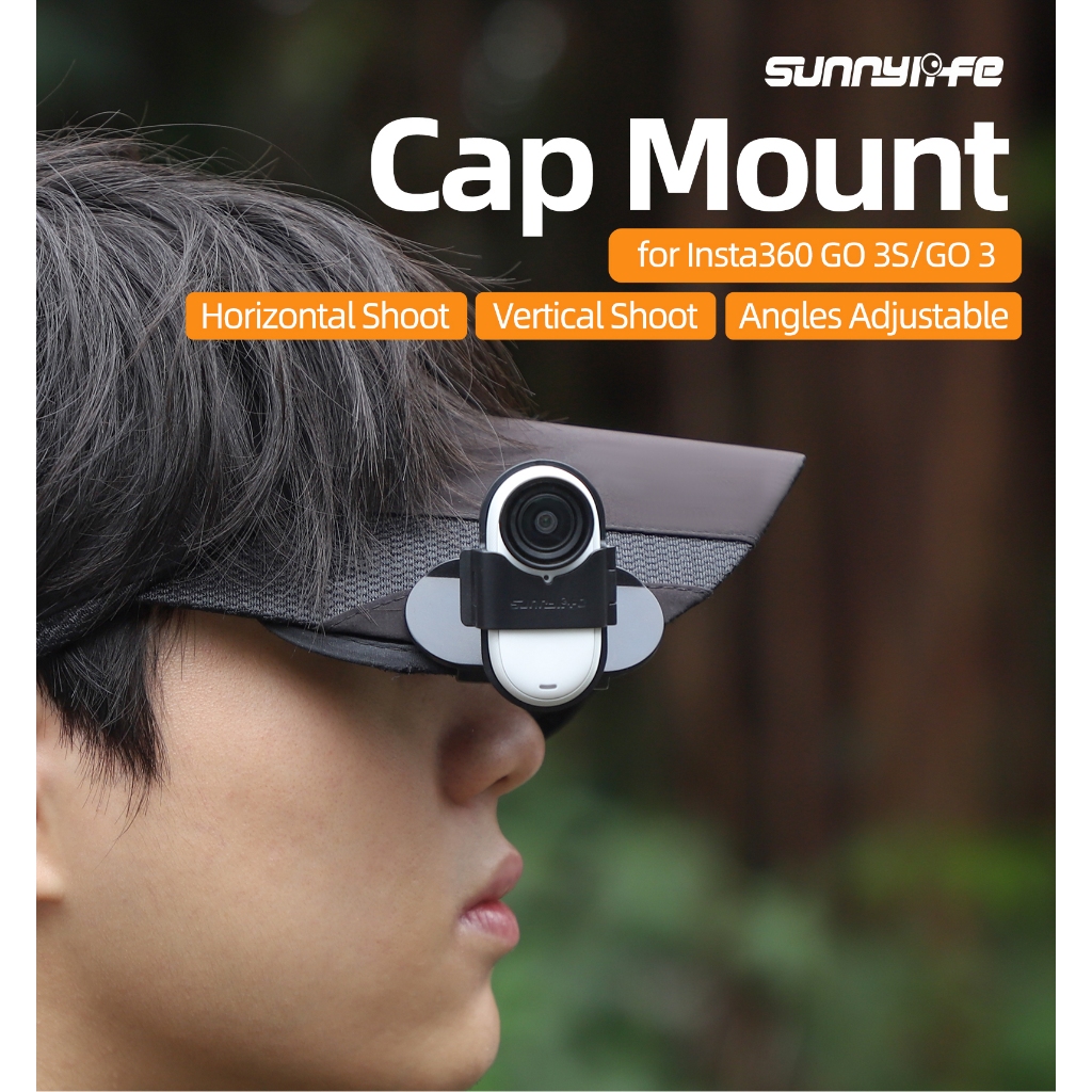 Aulidtech Magnetic Camera Hat Mount for Insta 360 Go 3/3S Accessories ...