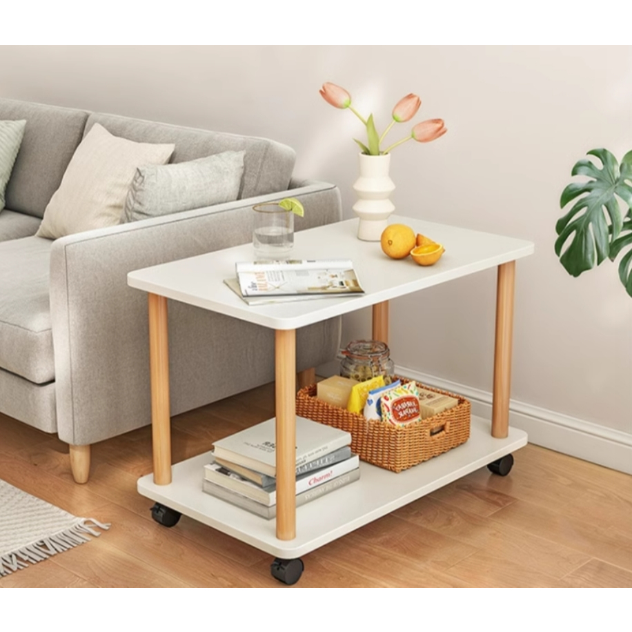Movable Coffee Table Small Apartment Living Room Voucher Table Small ...