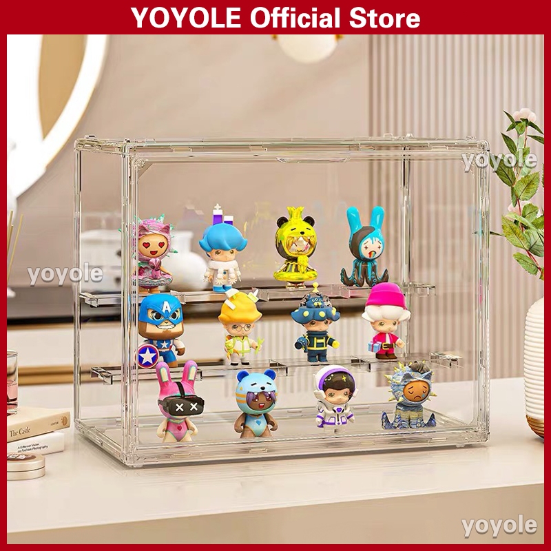 Acrylic Popmart Display Box Labubu Display Case Display Rack Figurine ...