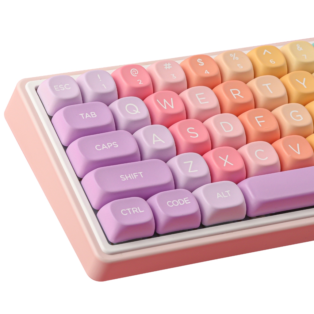 Soft Candy keycaps 126 PBT MOA Profile DYE-SUB Personalized For CHERRY ...
