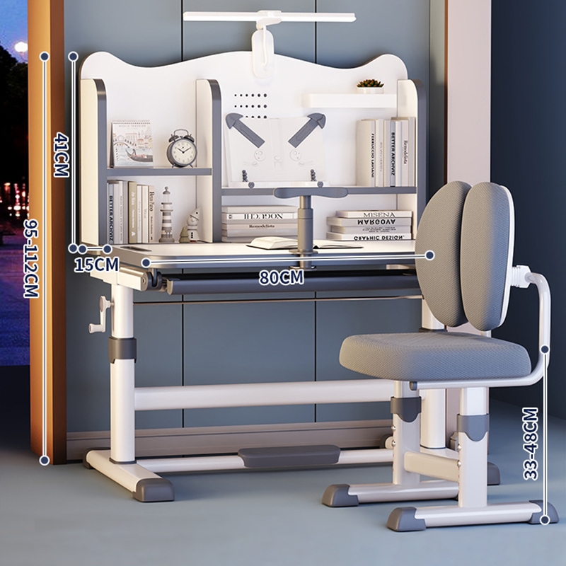 Study Table Ergonomic Children's Study Table Degree Adjustable Student ...