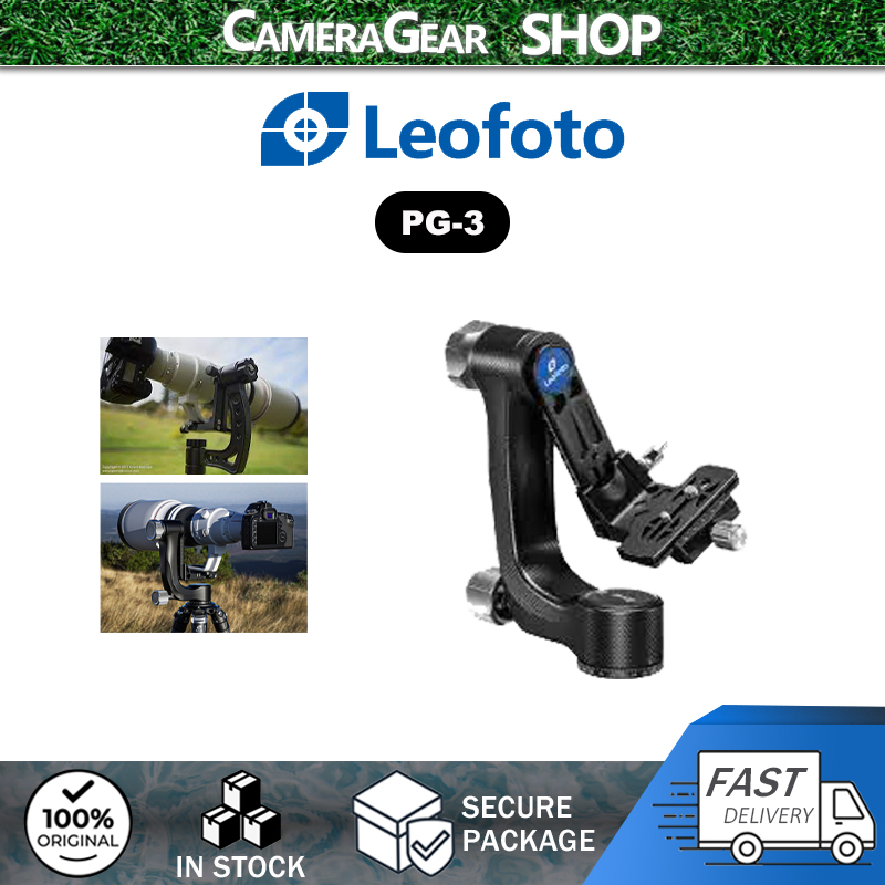 Leofoto PG-3 Carbon Fiber Gimbal Head/ARCA Tripod Head | Shopee Singapore