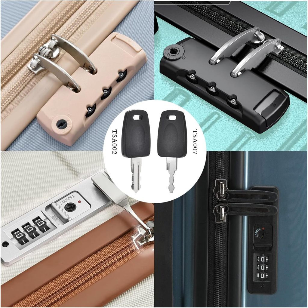 2 Keys for TSA007 TSA002 Master Luggage Keys,Universal Approved TSA007 ...