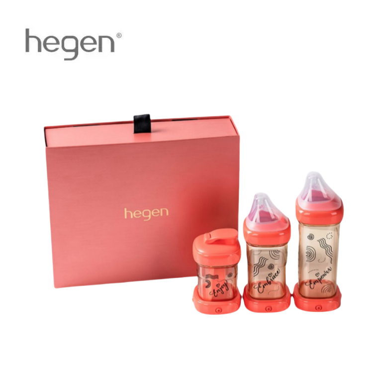 Hegen newborn baby ppus Bottle Gift Box 150ml + 240ml pacifier Hegen ...