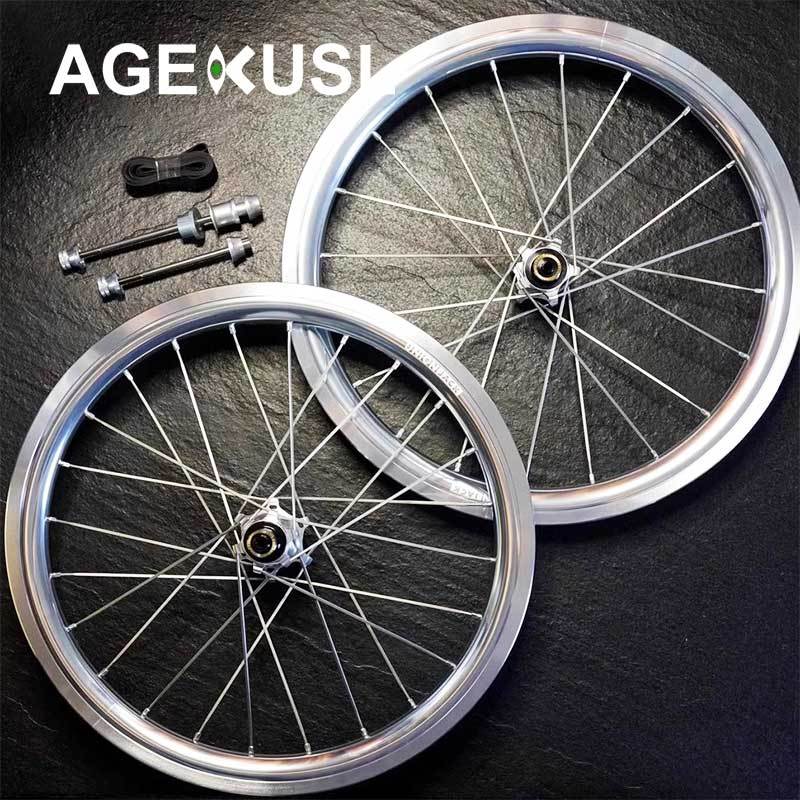 Bike Wheels 349 16 inch Folding Bike BMX Wheel Set 7 Speeds Ceramic ...