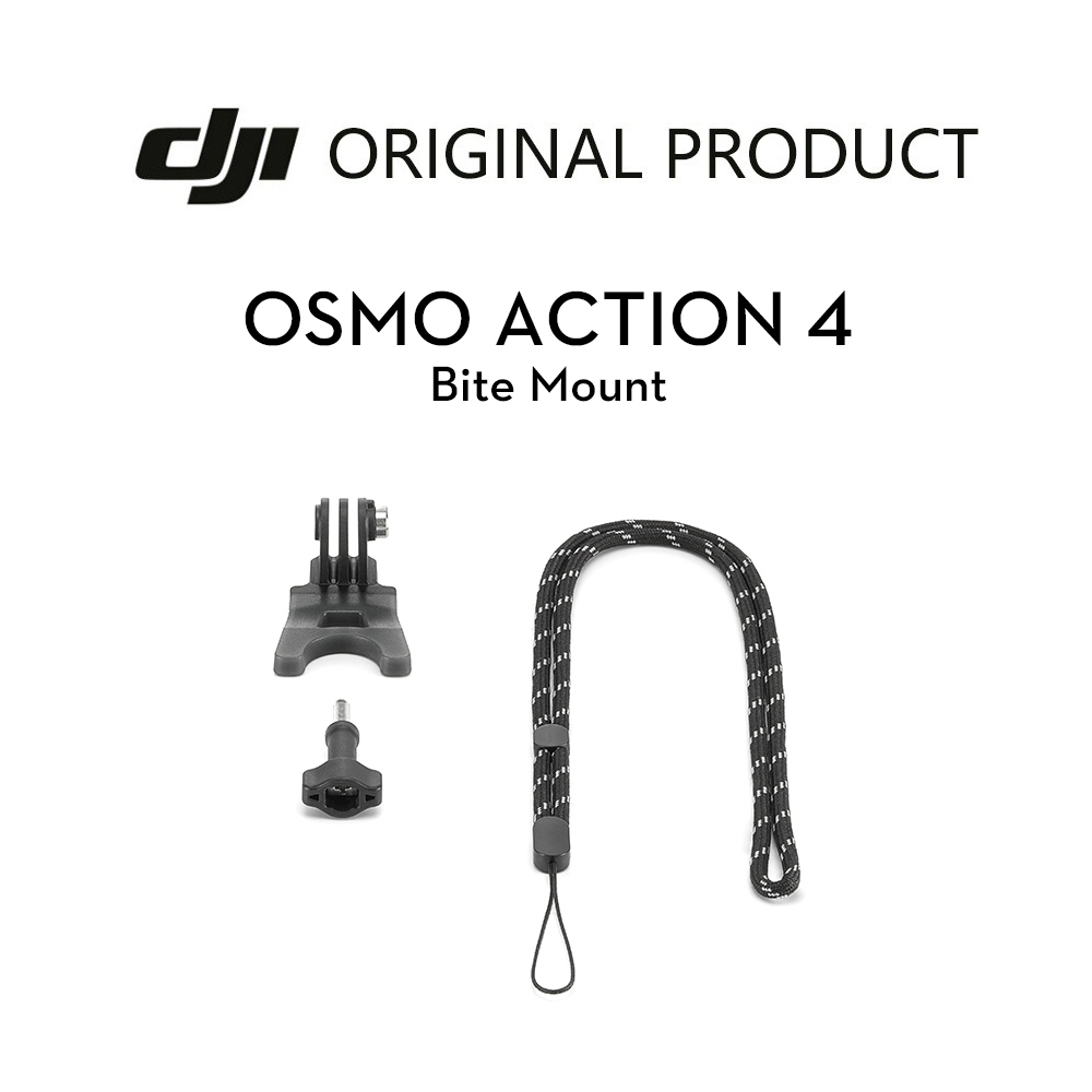 Original DJI Osmo Action Bite Mount for Osmo Action 3/Action 4/Action 5 ...