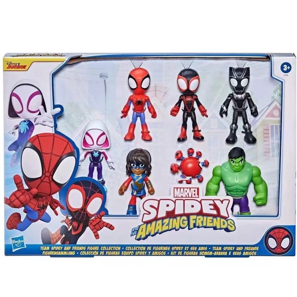Marvel Spidey and His Amazing Friends Web squad Figure Collection 5 ...