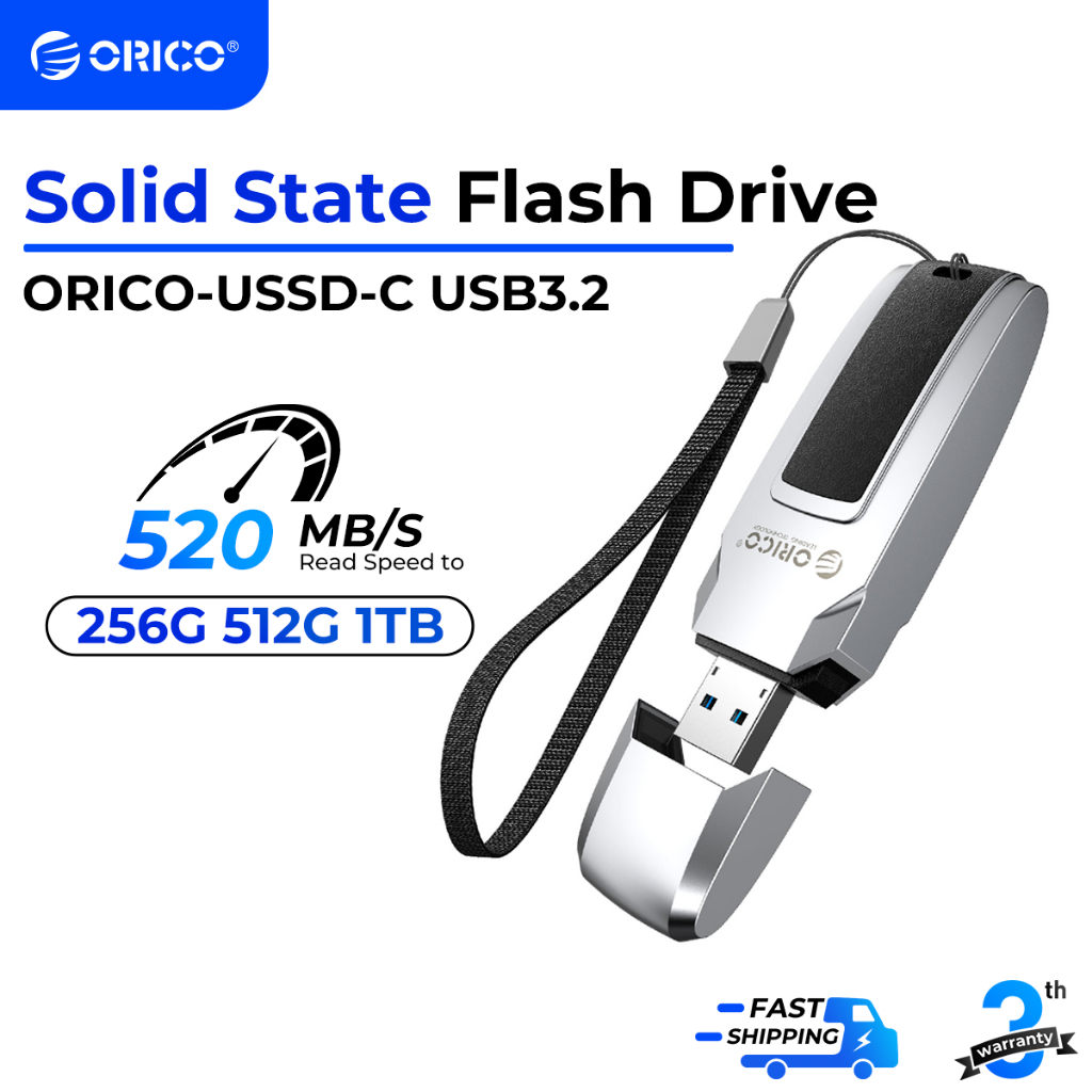 ORICO 128GB 256GB 512GB 1TB USB Flash Drive Solid State Flashdrive Type ...