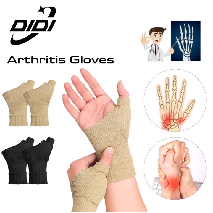 DIDI 1 Pair Anti Arthritis Gloves Compression Therapy Gloves Sports ...