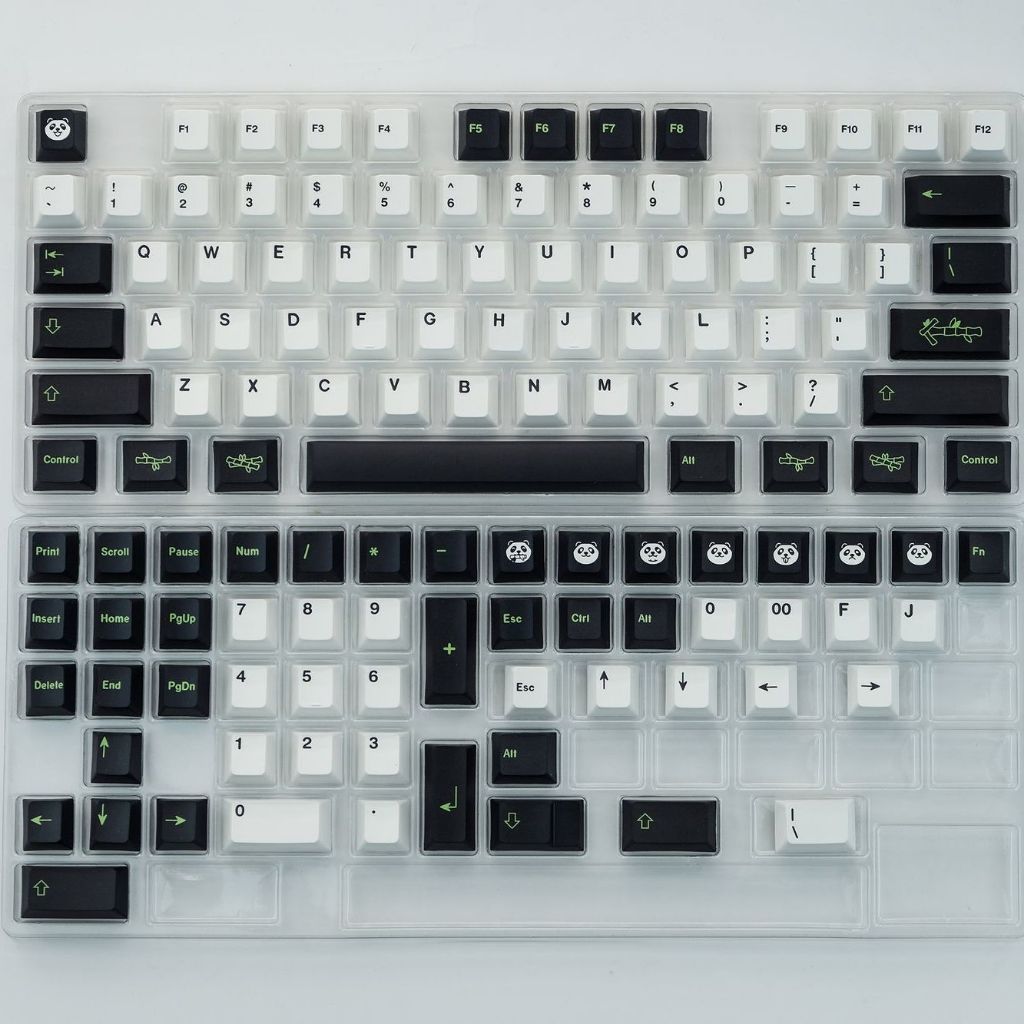 Panda Keycaps PBT Dye-sub Cherry Profile Keycap Custom Keycaps ...