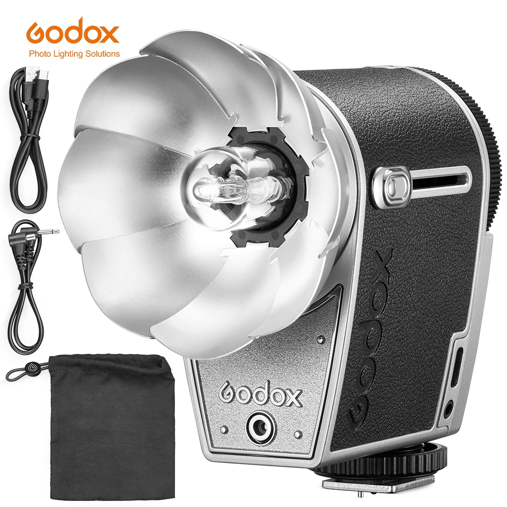 Godox Lux Cadet Retro Camera Flash GN10 6200K±300K Color Temperature ...
