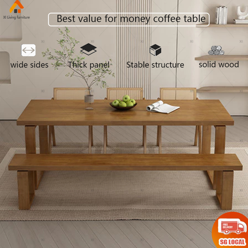 DXY Solid Wood Computer Workbench Desk Conference Dining Chair Set ...