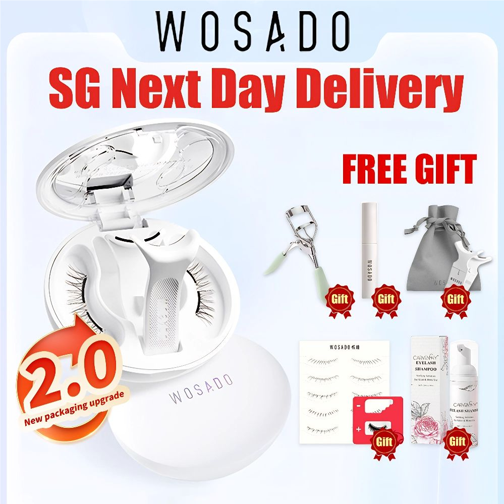 WOSADO magnetic eyelashes lashes glue free eyelash false eyelashes ...