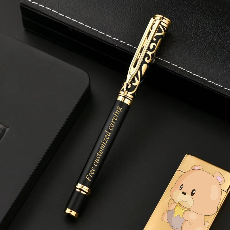 teachers gift CUSTOM ENGRAVE Refillable Office Rollerball Pen Black Ink ...