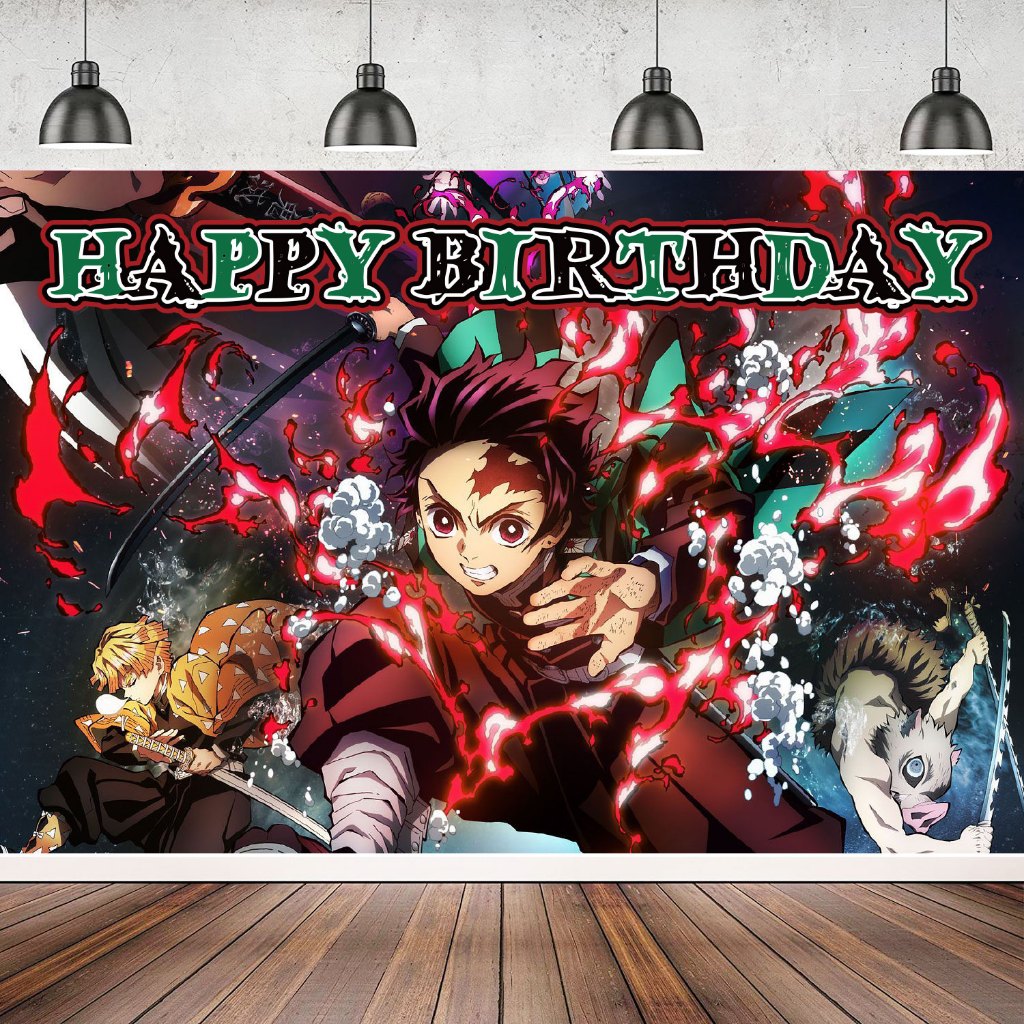 Demon Slayer Party Supplies Decorations , Anime-Themed Birthday ...