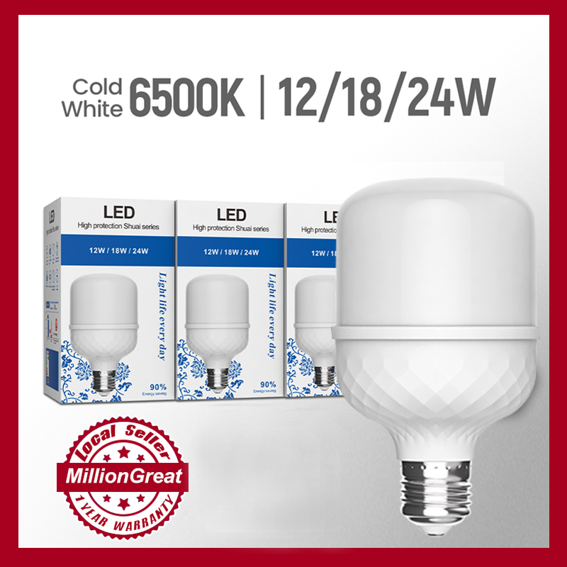 【SG STOCK】 LED Light Bulb 24W 18W 12W T60 T70 T80 Energy Saving LED Bulb | Shopee Singapore