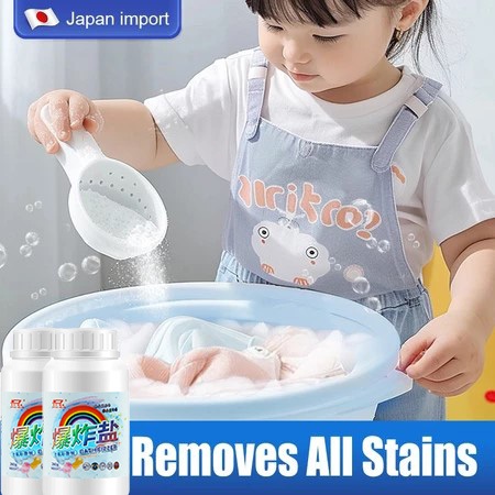 Buy 2 free 1🔥Explosive Salt detergent powder clothes stain removal ...