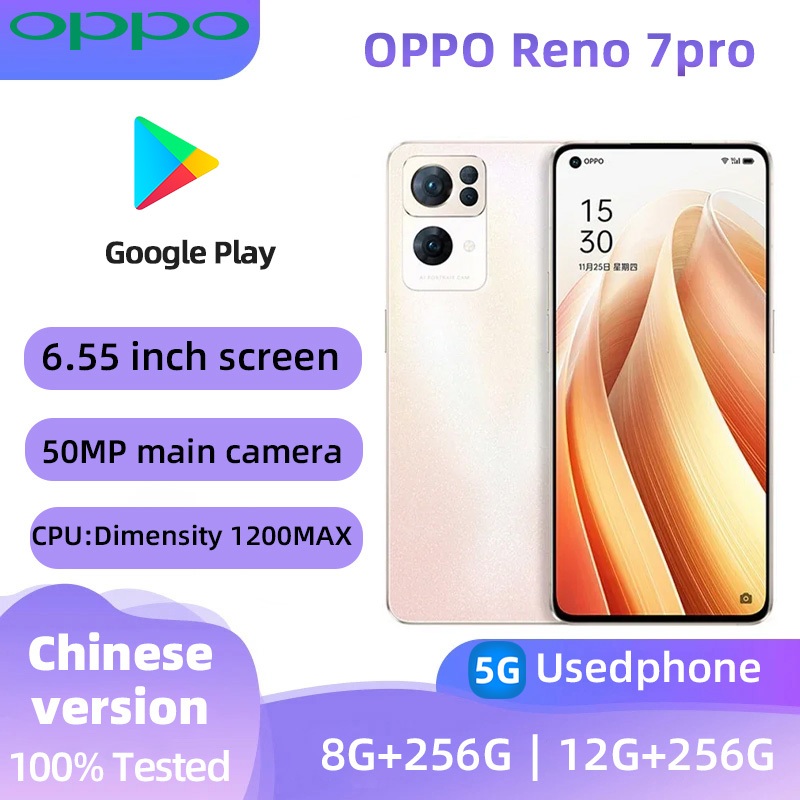 OPPO Reno 7 Pro（5G）Smartphone Unlocked 256GB All Colours Good Condition Original Used Phone ...