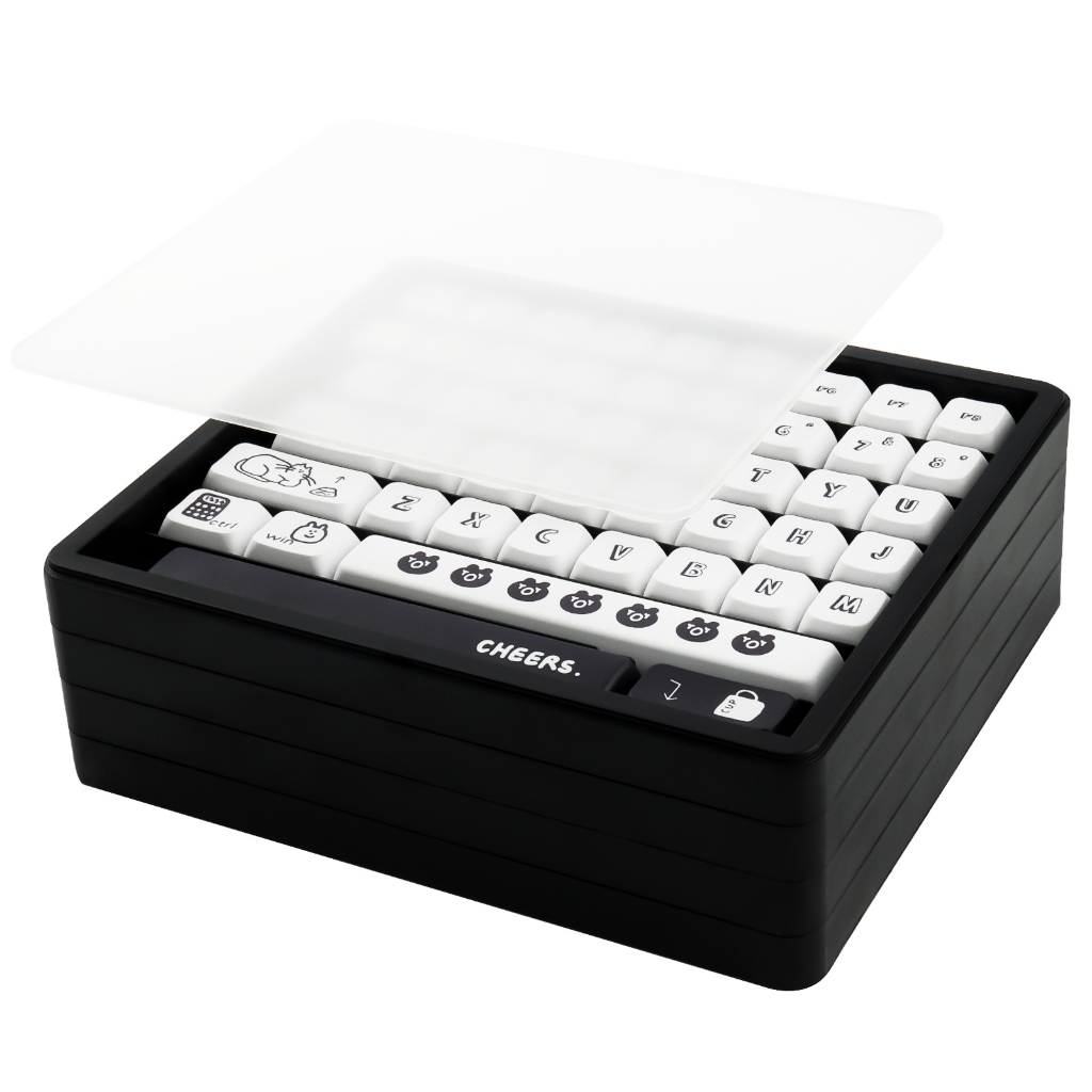 keycaps set Cherry Profile Keycaps Storage Case Storage Box Keycaps ...