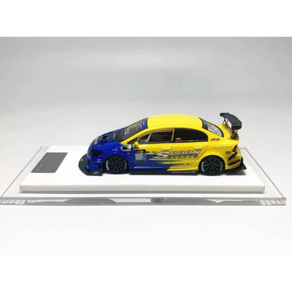 Onemodel 1/64 Resin JDM Civic Type R FD2 Spoon Sports Diecast Model Car ...