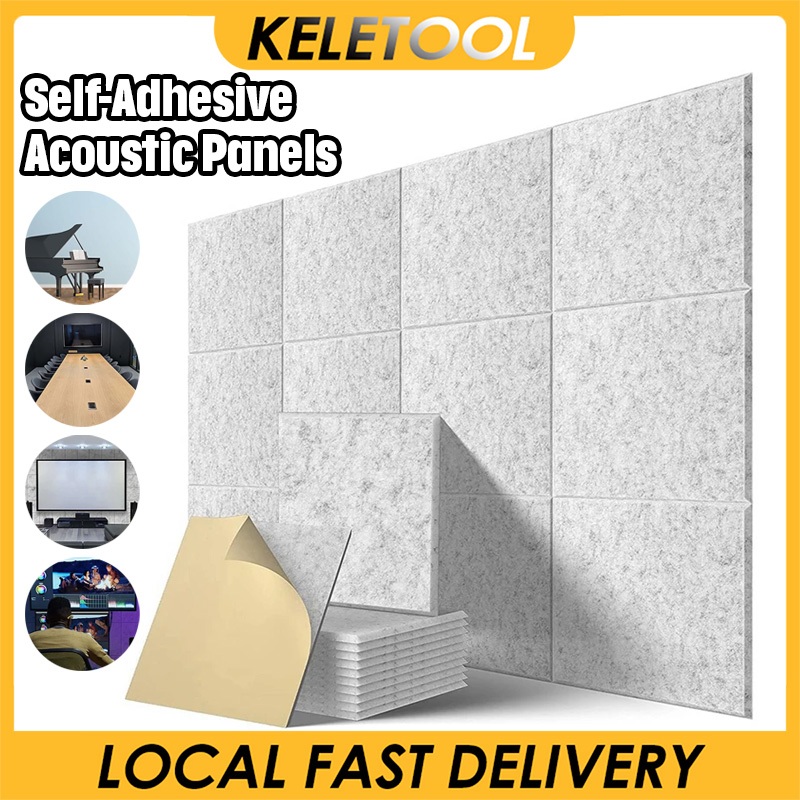 Foam soundproof panel Wall soundproof panel 12x12x0.4 inch self ...