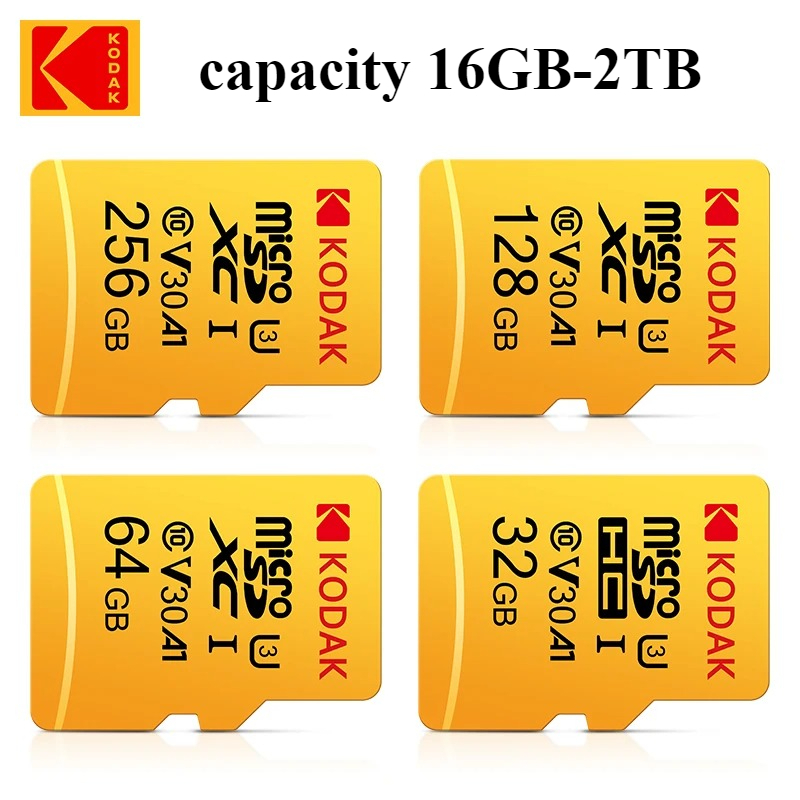 New KODAK Memory Card 16GB 64GB 128GB 256GB 512GB 1TB 2TB U3 4K Micro ...