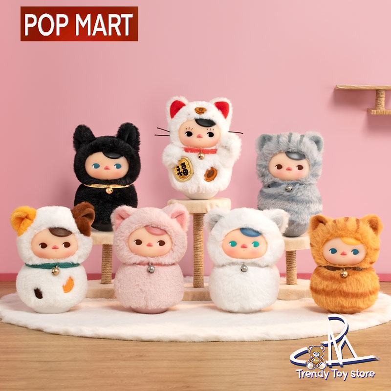 Popmart PUCKY Meow Tumbler Series Vinyl Plush Mystery Box Gift ...