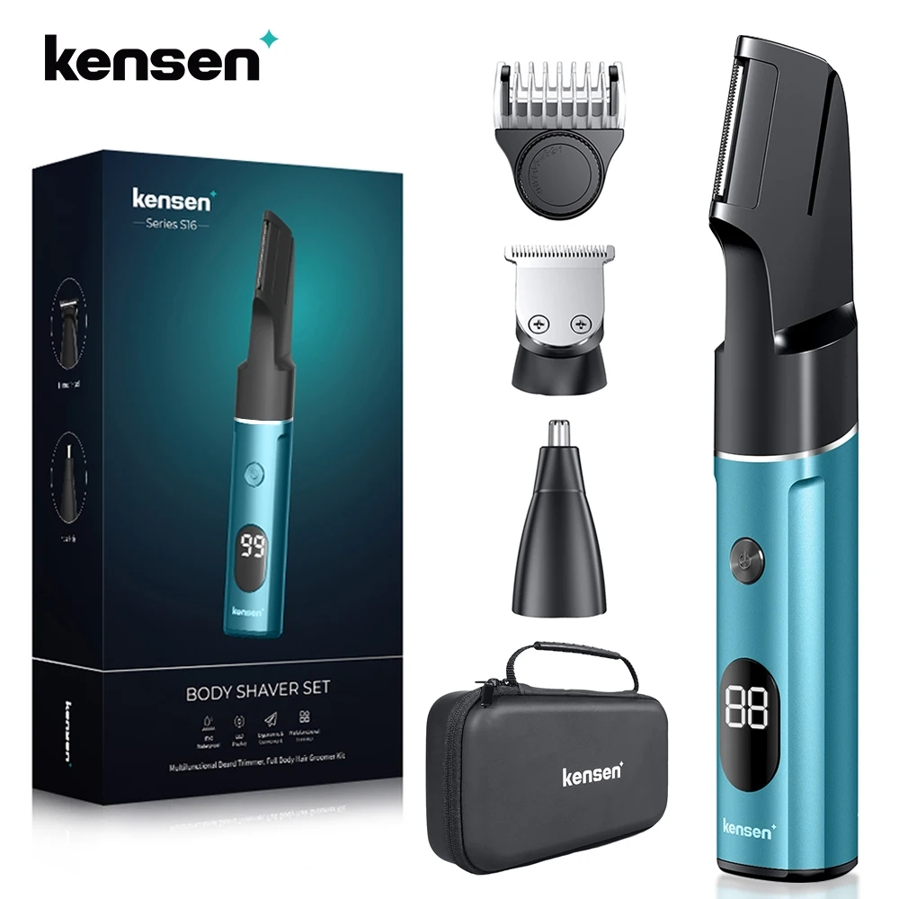 Kensen Body Hair Trimmer Electric Groin Trimmer Private Part Shaver ...