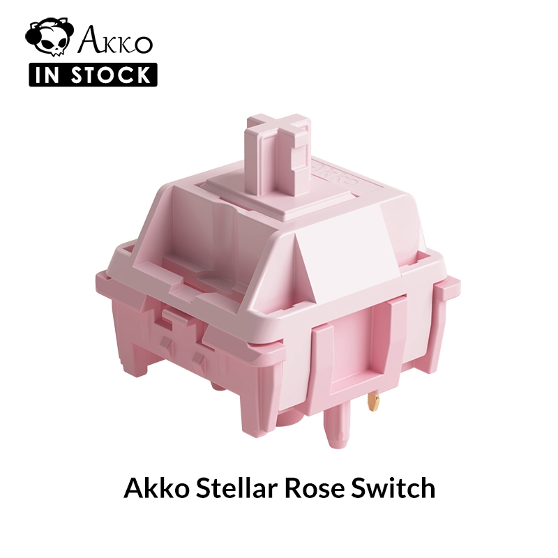 Akko 2 Pack-90 Pcs Stellar Rose Switches With 5-Pins And Stable ...