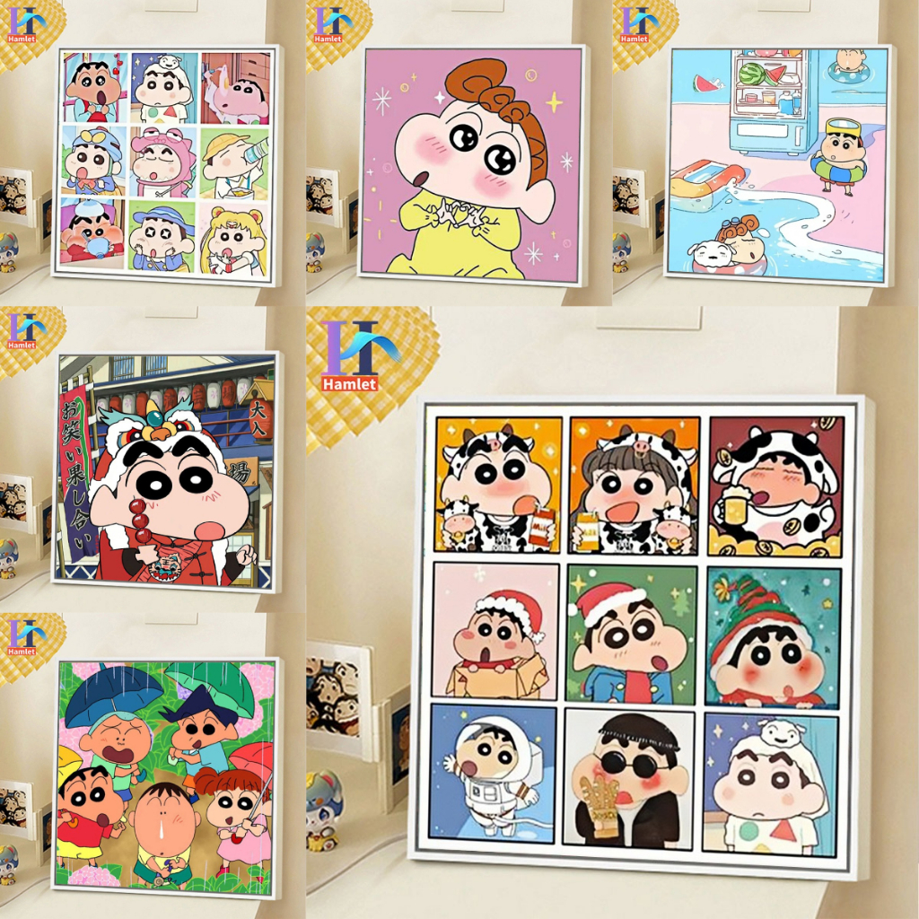 DIY digital oil painting/wall decoration/20 × 20cm with frame/anime ...