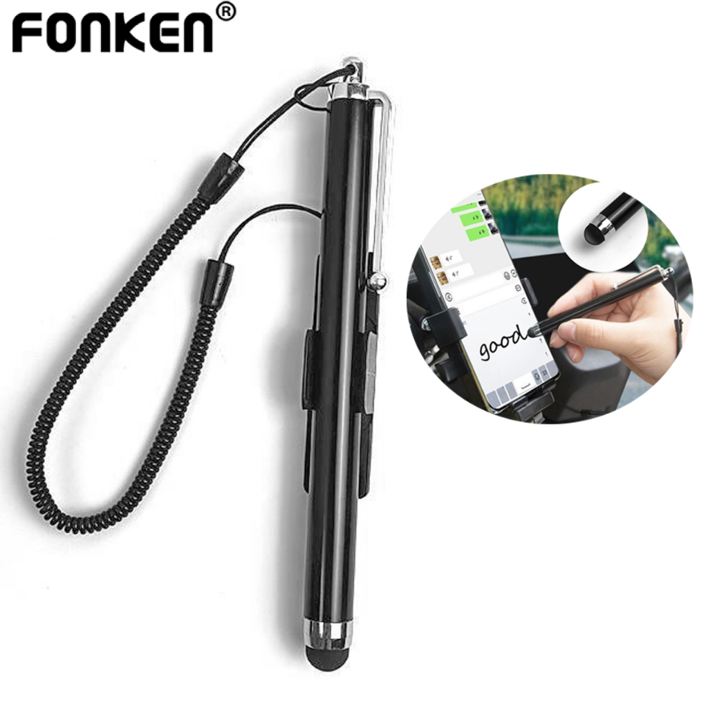 Fonken Touch Screen Stylus Pen Spring Rope Tablet Pencil Industrial ...