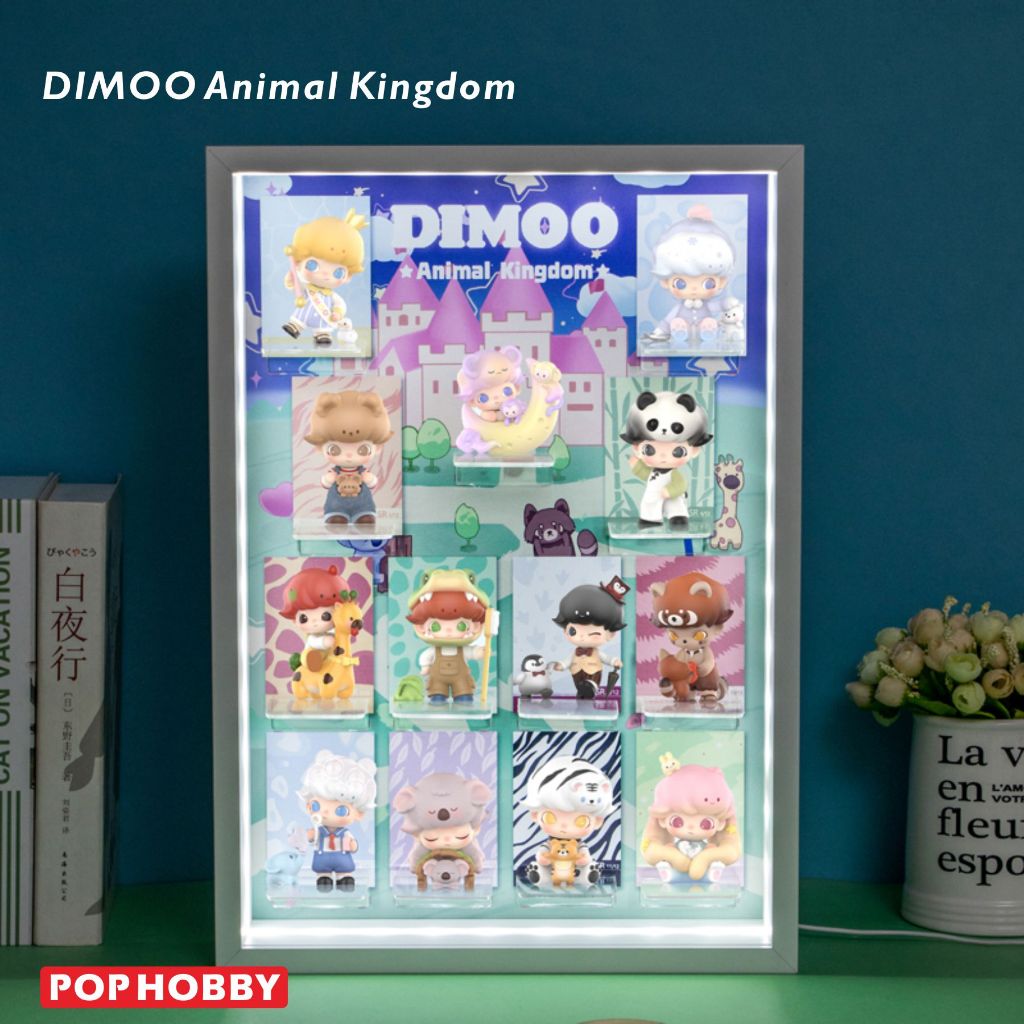 DIMOO Animal Kingdom LED Display Frame, Standing & Wall-mounted For ...