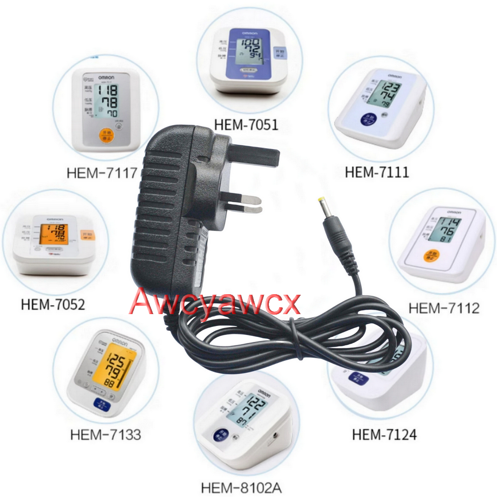 1PCS high quality AC-DC power supply 6V 500mA 0.5A UK plug Adapter for ...