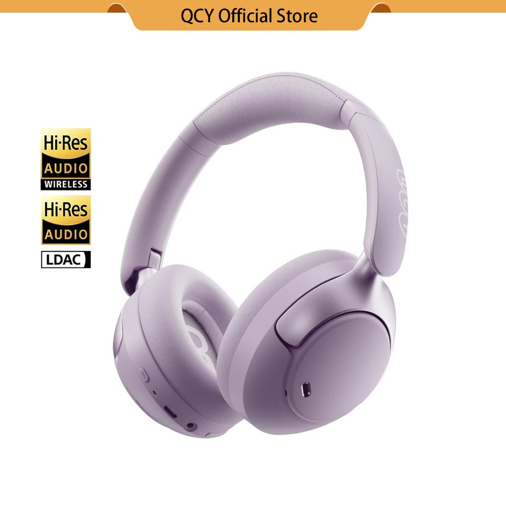 QCY H3 Pro ANC Bluetooth 5.4 Wireless Headphone Hi-Res LDAC Audio ...