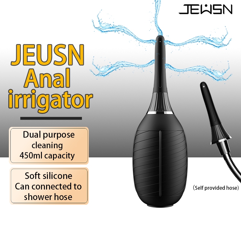 JEUSN ANAL IRRIGATOR Silicone shower cleaning Anal gay sex toy for man ...