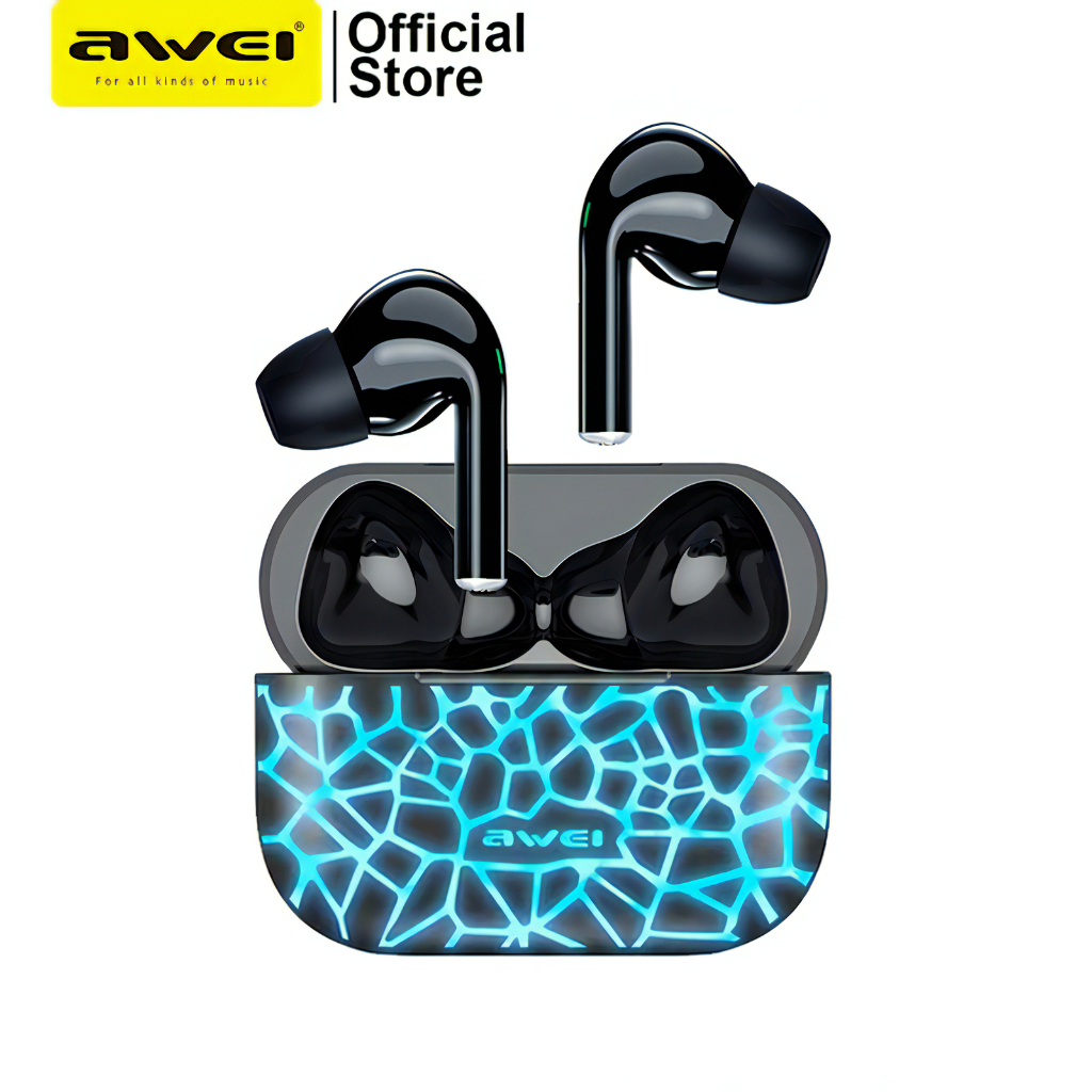 Awei T29 Pro True Wireless Bluetooth Earphone Noise Cancelling Stereo ...