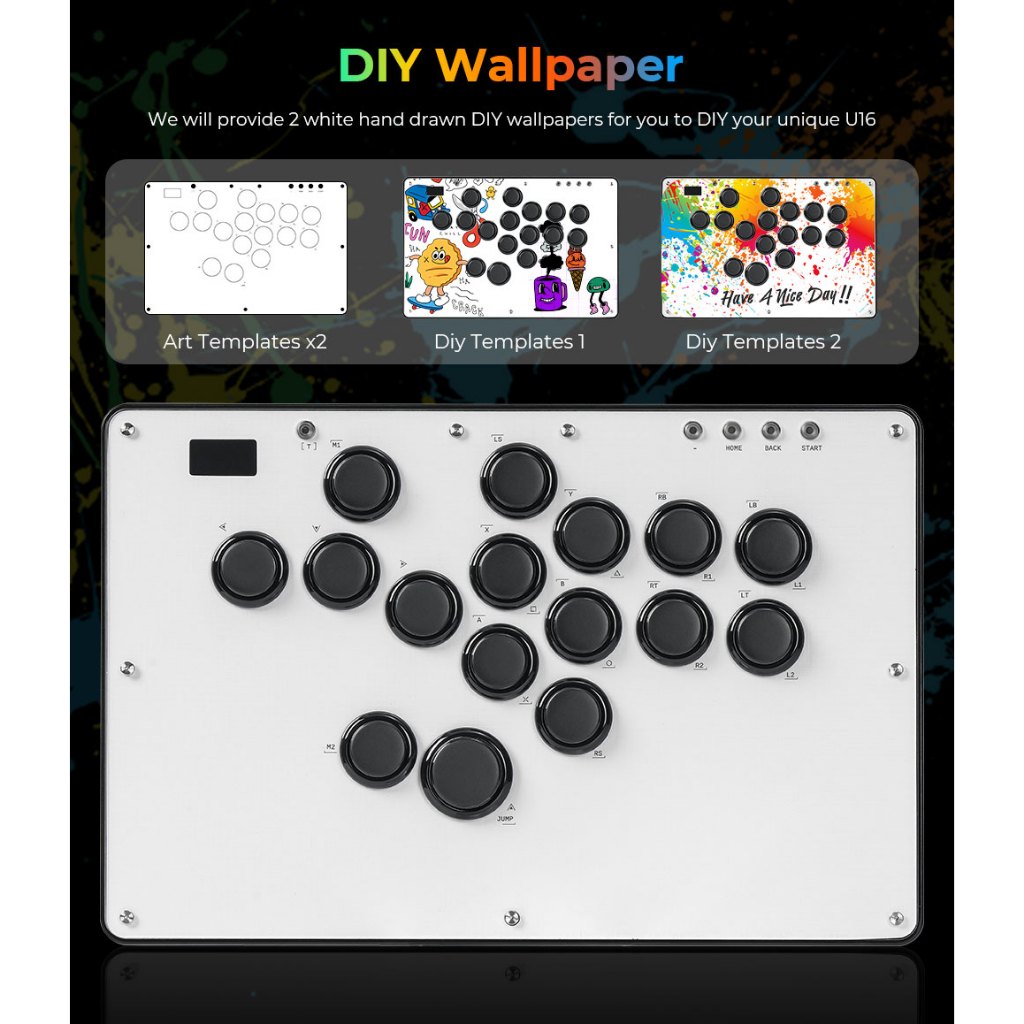 hitbox haute42 pad U Street Fighter 6 PS4 Leverless table GP2040-CE ...