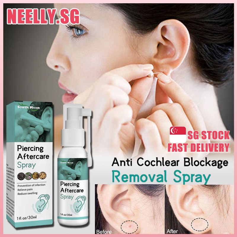 💋𝗦𝗚 𝗦𝗧𝗢𝗖𝗞💋 Piercing aftercare spray / Ear hole cleaner / Earring hole ...