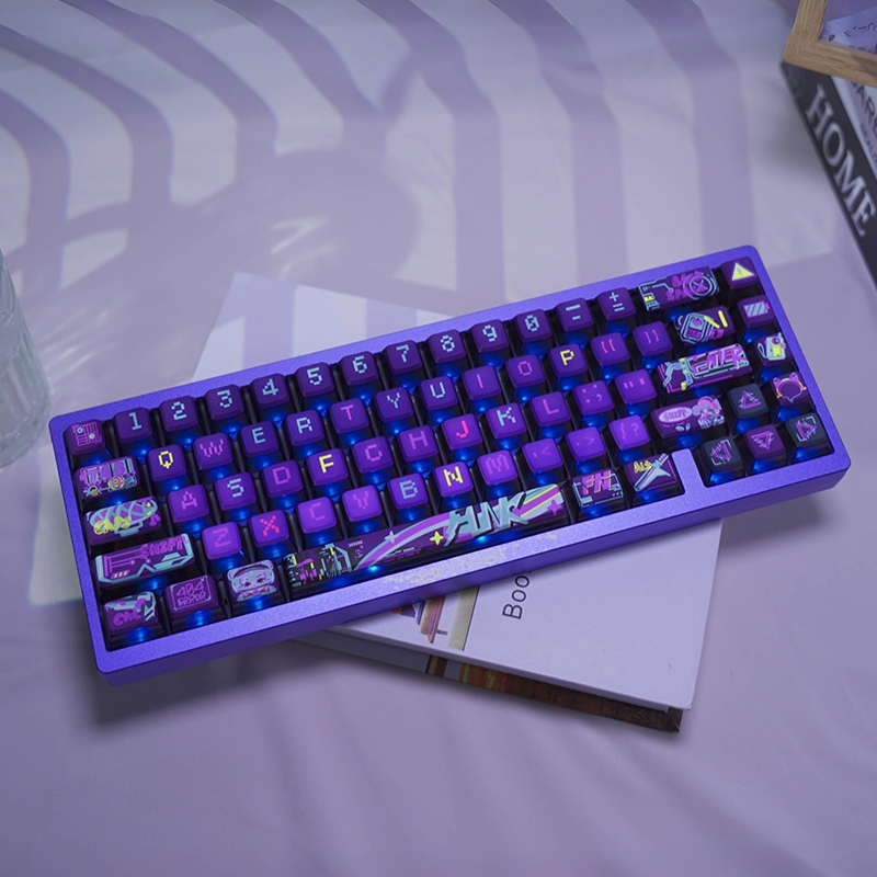 Meta 117keys Pudding Keycaps PBT MDA Cherry Profile Keycaps for 65 75 ...